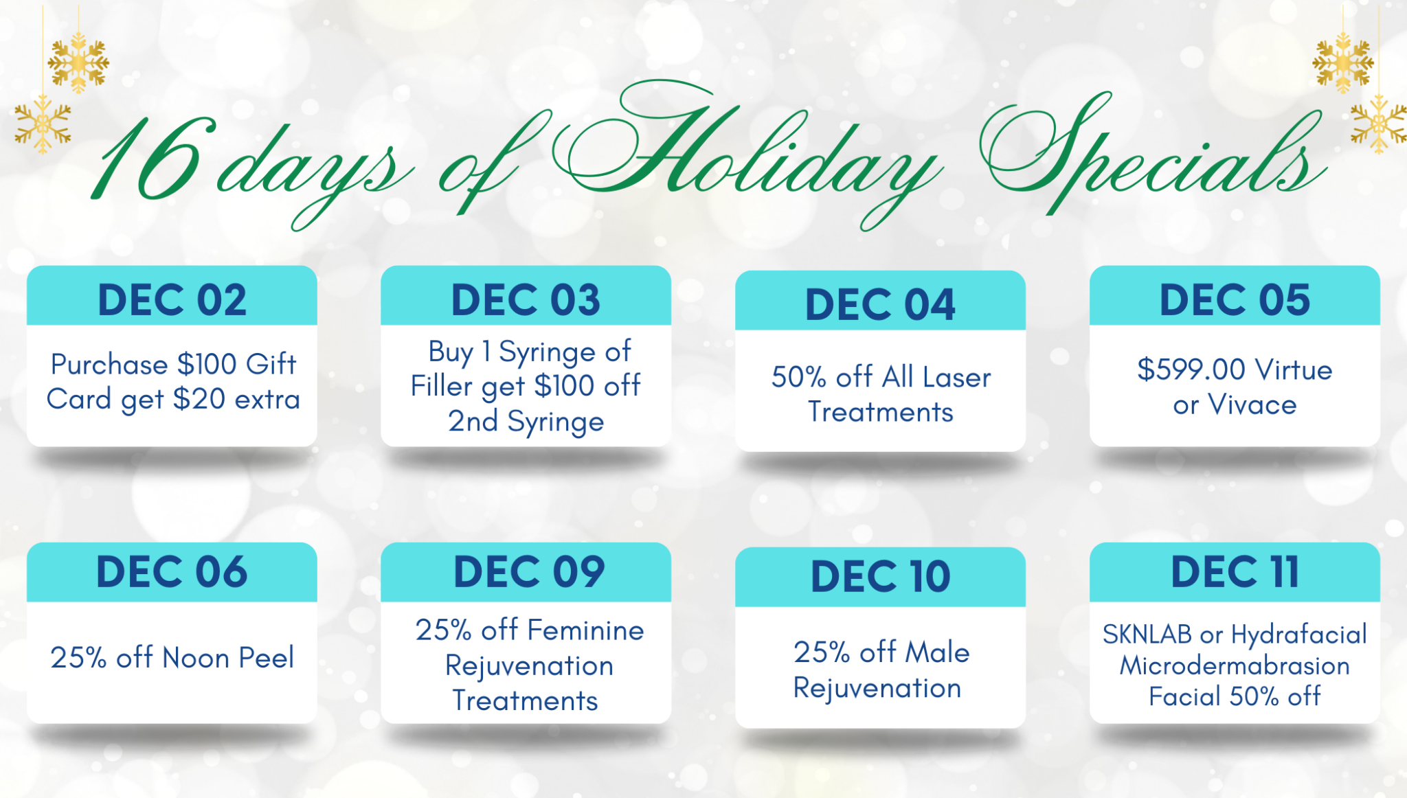 Specials | Slater Aesthetics | Atlanta & Warner Robins